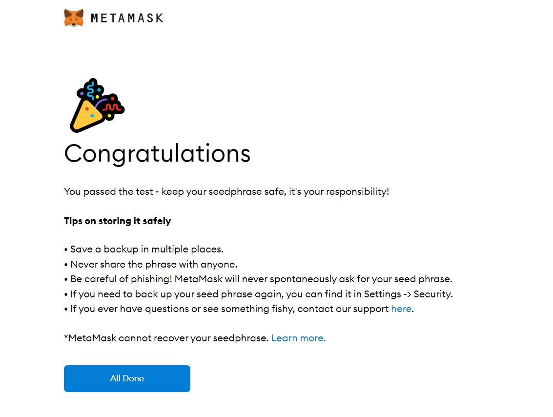 How to set up and use MetaMask? - Kinda Lame